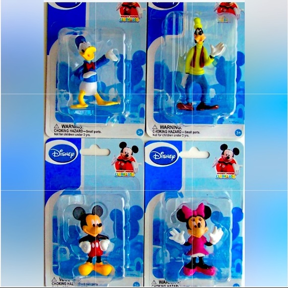 Disney | Toys | Disney Mickey Mouse Minnie Donald Duck Goofy Dog 4 ...